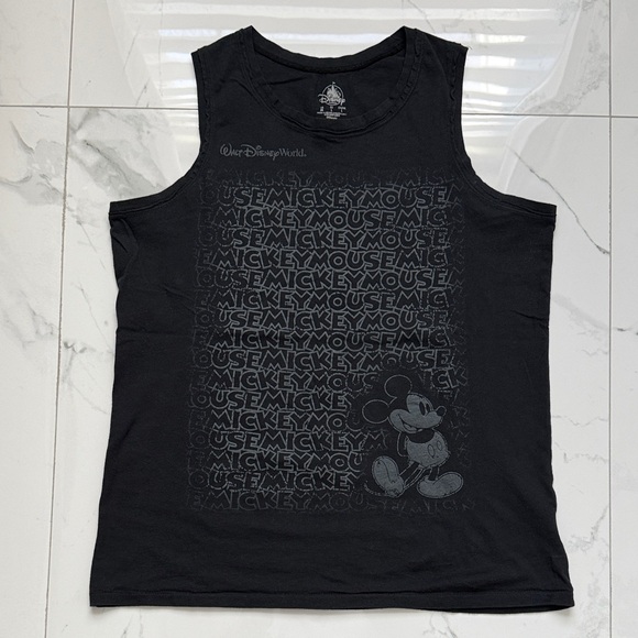 Disney | Shirts | Disney Black Mickey Mouse Tank Top | Poshmark